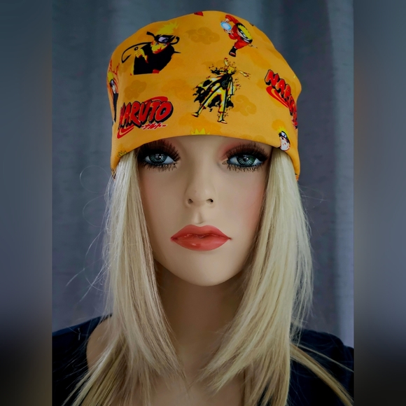 Accessories | Naruto Uzumaki Yellow Medical Nurse Scrub Cap | Poshmark